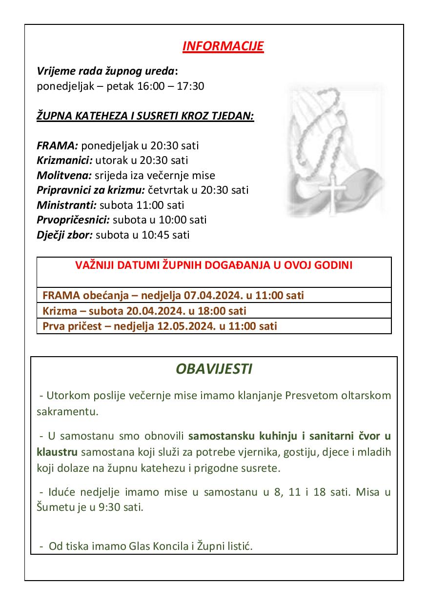 4. veljače 2024. | Župa Rožat